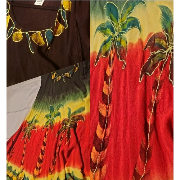 Dresses | Rasta Boho Dress | Poshmark